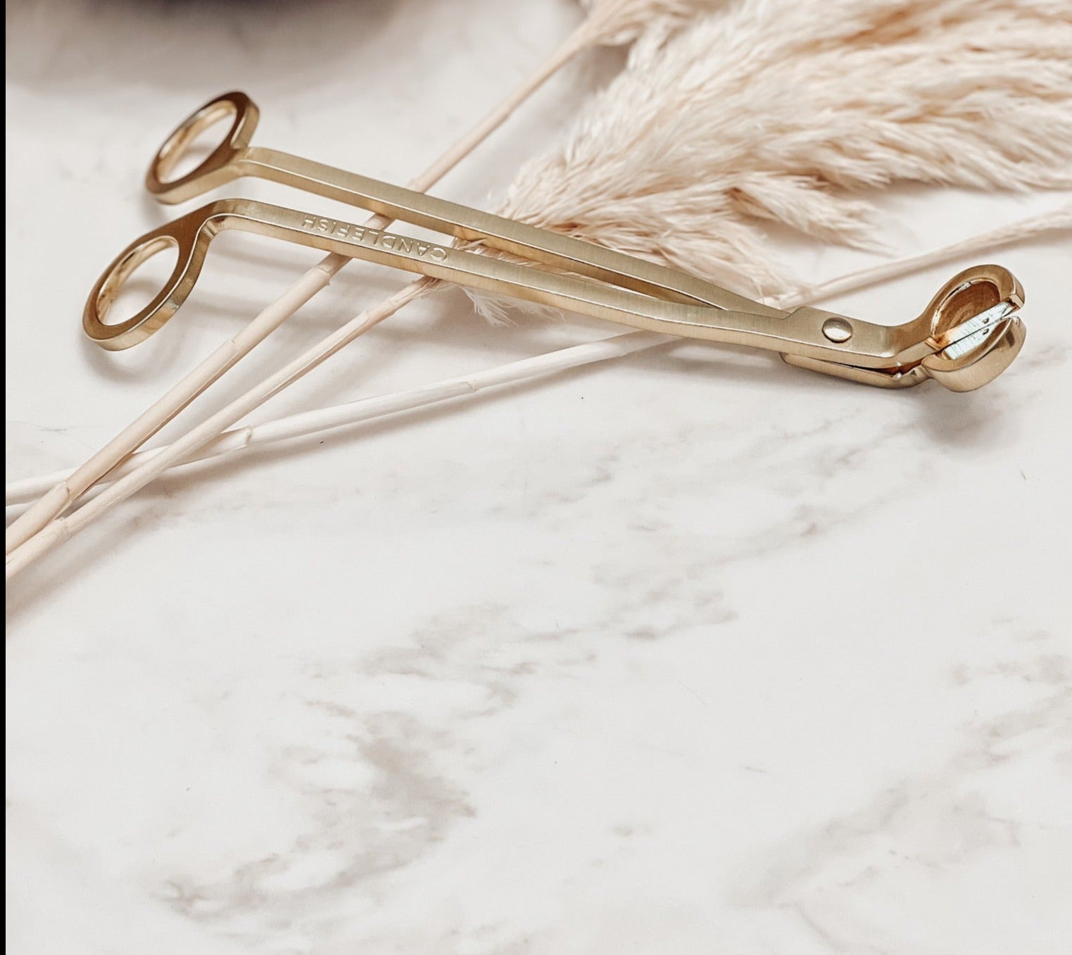 Gold Brushed Wick Trimmer – Town Line Candle Company